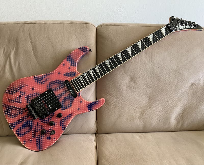 1988 Jackson Soloist -USA Custom Order- Pink and purple | Reverb