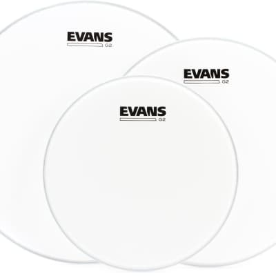 Evans G2 Coated 3-piece Tom Pack - 10/12/14 inch Bundle with | Reverb