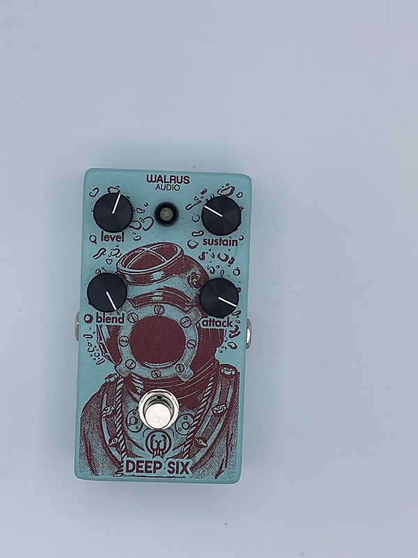 Walrus Audio Deep Six Compressor V1 2017 - 2018 Blue / Red | Reverb