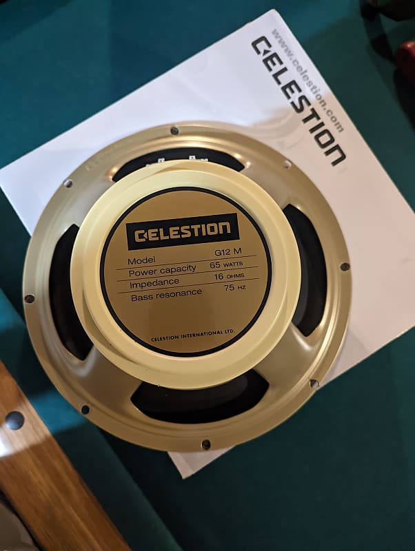 Celestion G12M-65 Creamback 12" 65 Watt 16 Ohm | Reverb