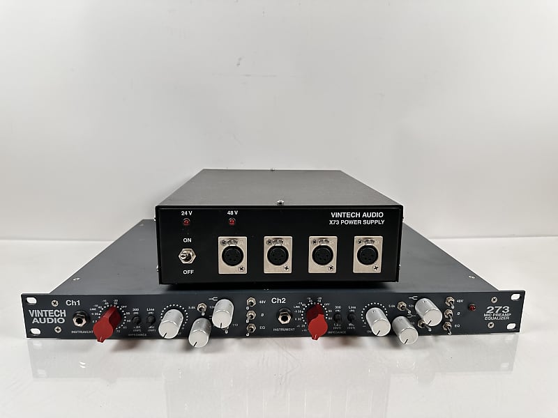 Vintech Audio 273 Mic Preamp Equalizer with X73 Power Supply | Reverb