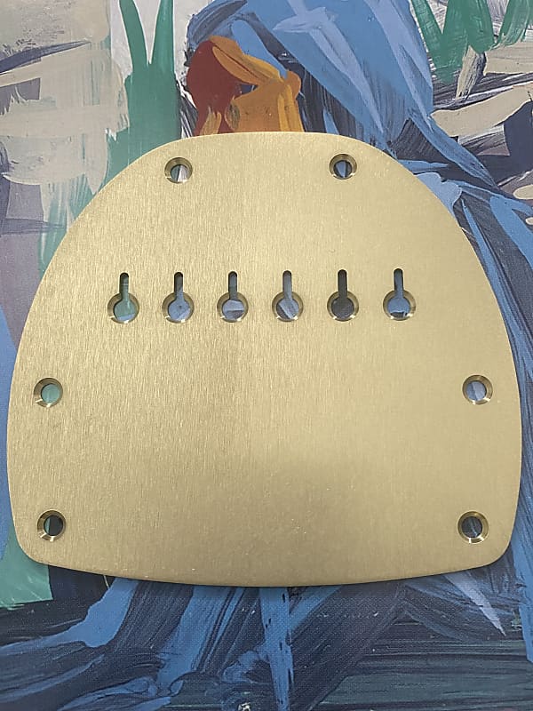 Brushed Brass Jazzmaster/Jaguar Offset Guitar Hardtail | Reverb UK