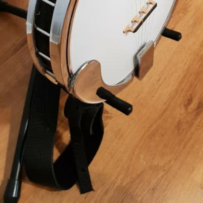 Merlin Long Neck Banjo 1965. Unique Metal Banjo. | Reverb