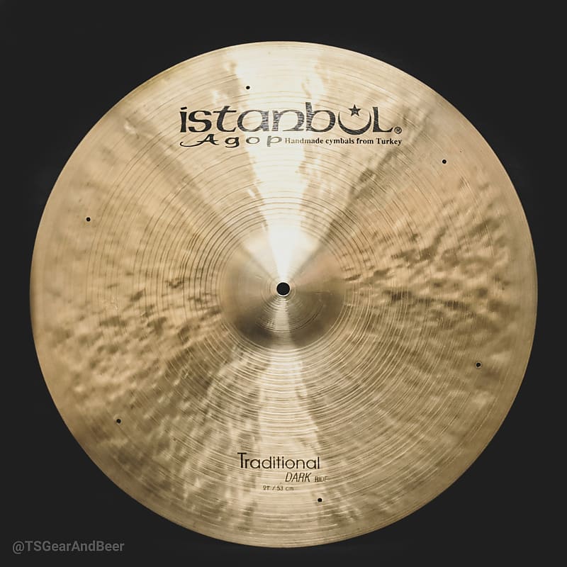 Istanbul Agop Traditional Dark 21" Ride | Reverb Canada