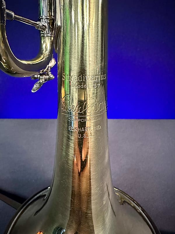 Early Elkhart Bach Stradivarius with Corporation Bell - Model | Reverb