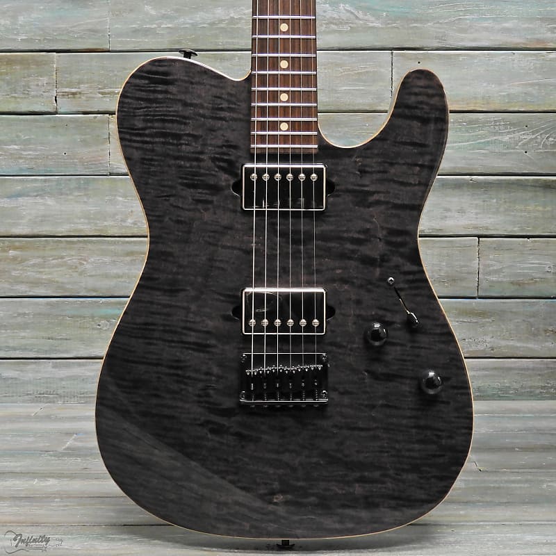 Suhr Classic T Custom 2022 - Trans Black | Reverb