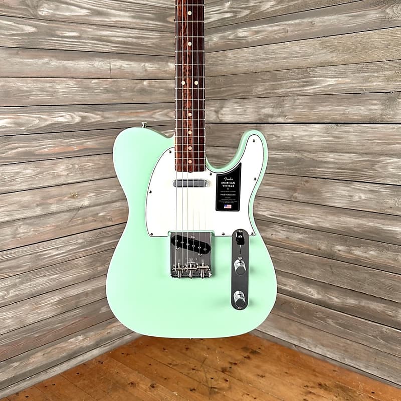 Fender American Vintage II 63 Telecaster in Surf Green | Reverb