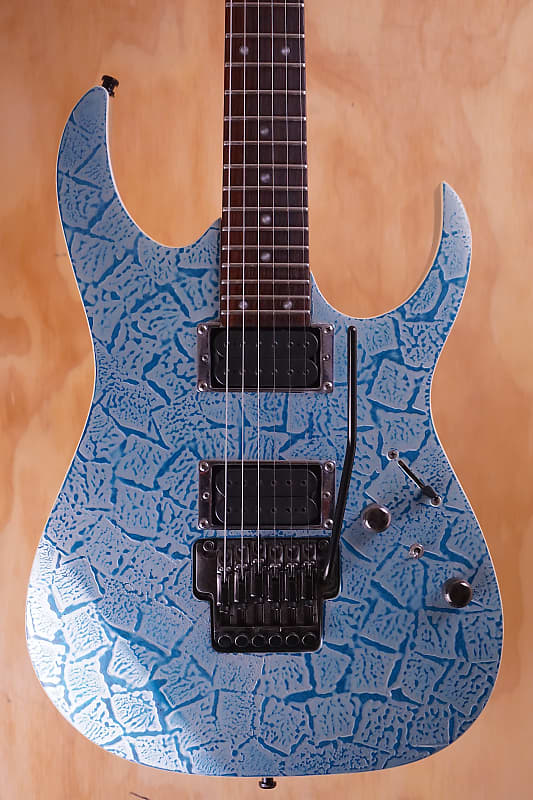 2005 Ibanez "RG2620" Electric Guitar in Cubed Blue, with Hard | Reverb