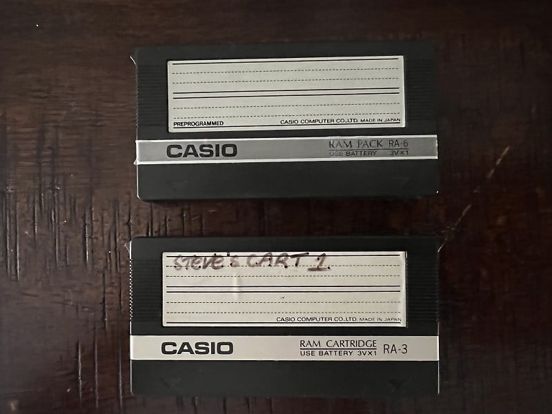 Casio RA 3 and RA 6 cartridges RA 3 RA 6 1980’s | Reverb