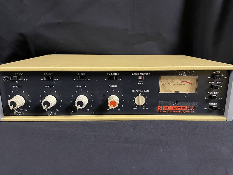 Shure SE 30 gated compressor mixer 1985-1990 | Reverb