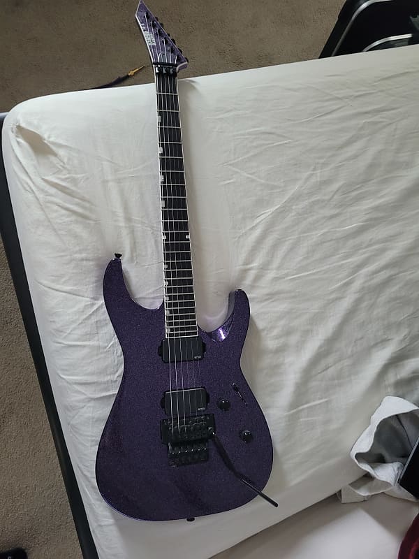 ESP custom m-II custom NT 2022 - purple sparkle | Reverb