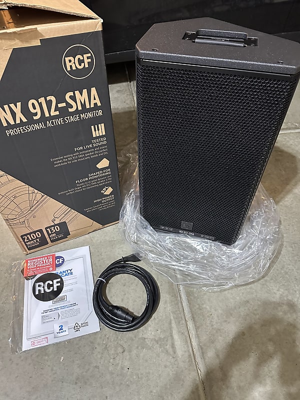 RCF NX 912-SMA Professional Active Stage Monitor (2400W) 2023 | Reverb