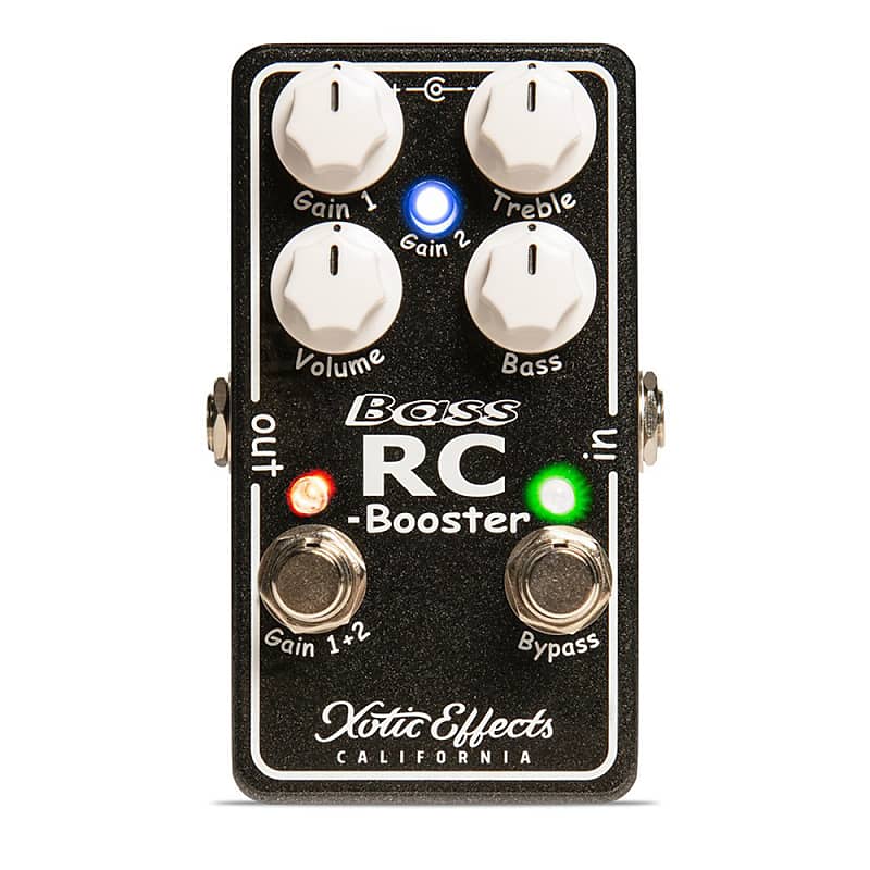 Xotic Effects BRCV2 Bass RC Booster V2 9v-18v Bass Guitar | Reverb