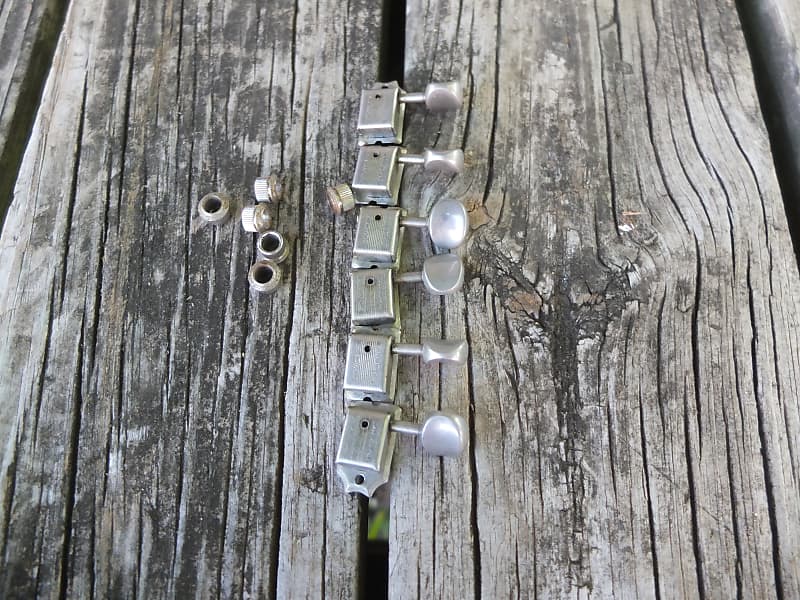 Kluson Vintage Double Line 6 Inline Tuners w/bushings | Reverb