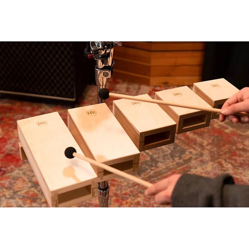 Meinl Percussion Wood Temple Block Set | Reverb