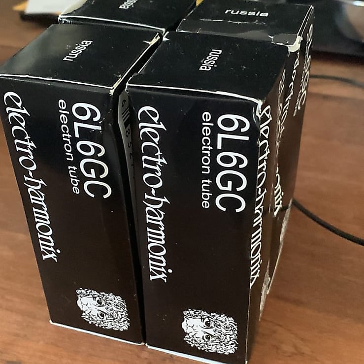 Electro-Harmonix 6L6GC Matched Quad Power Tubes | Reverb