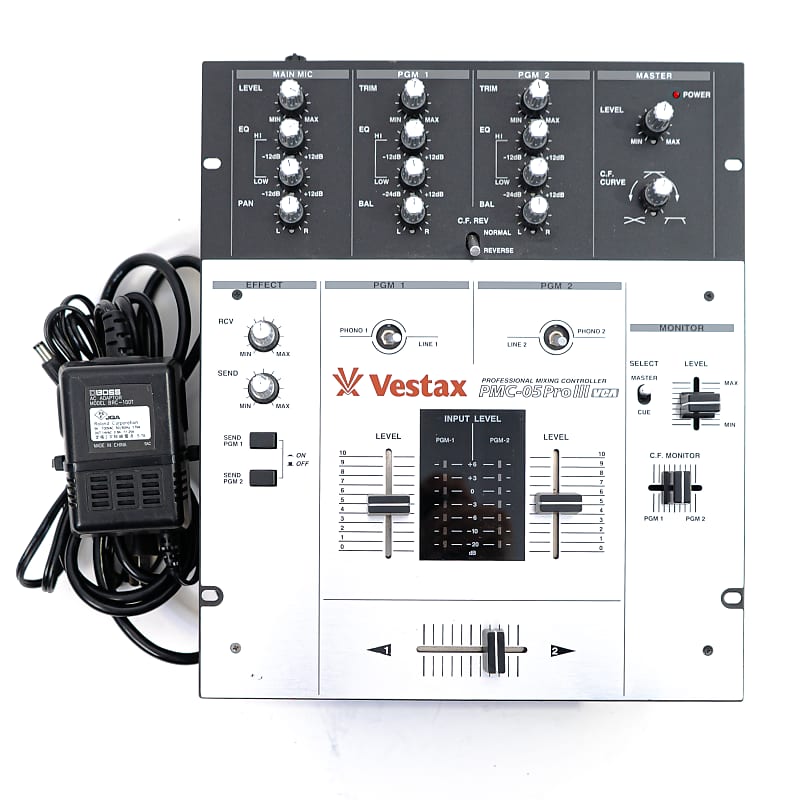 Vestax PMC-05 Pro III 2 Channel Mixer - Professional Mixing | Reverb