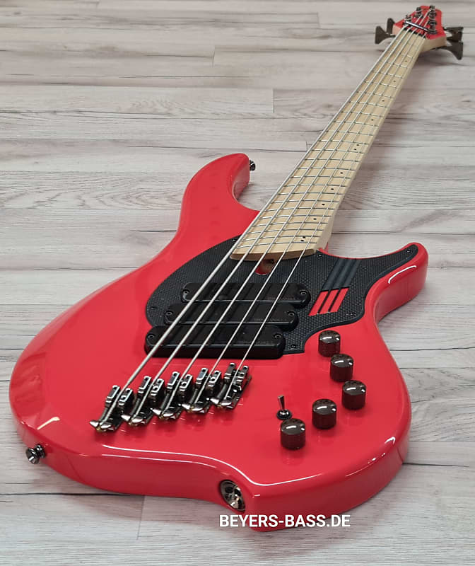 Dingwall NG3 5-String Nolly, Fiesta Red, Signature | Reverb