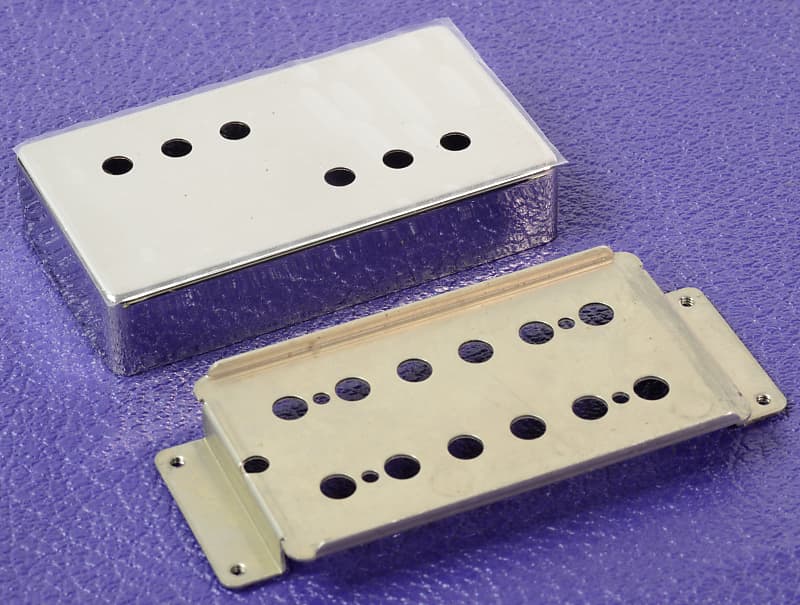 Wide Range Humbucker Pickup Base Plate And Polished Nickel | Reverb