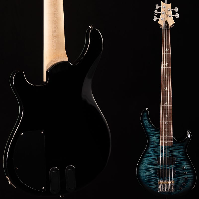 PRS Grainger 5-String Bass 10-Top Cobalt Blue 300 | Reverb