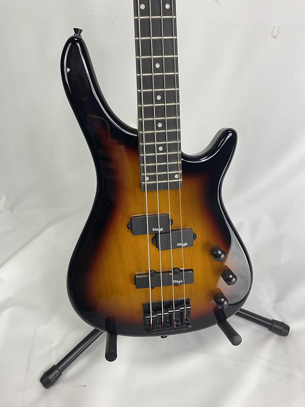 STAGG 4-String "Fusion" electric Bass guitar BC300-SB | Reverb
