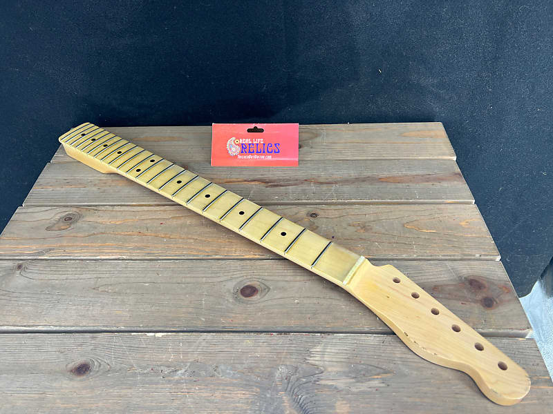 Real Life Relics Aged Maple/ Maple Tele® Telecaster® Neck | Reverb