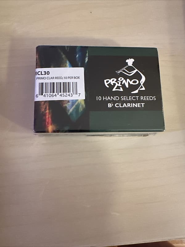 Primo Bb Clarinet Reeds Strength 3.0, Box of 10 | Reverb