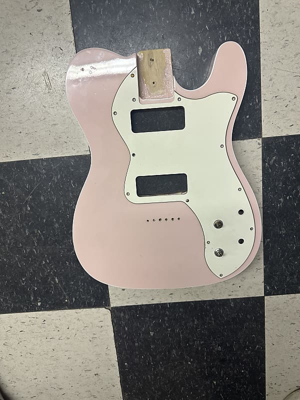 Telecaster Style Body p90 Soapbar Pink | Reverb