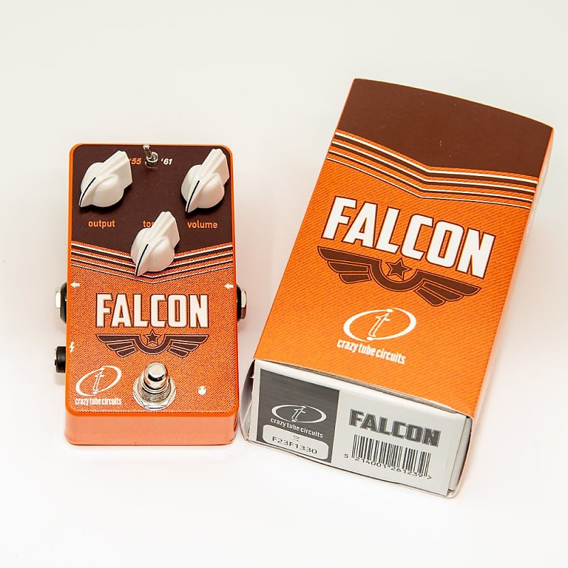 Crazy Tube Circuits Falcon Tweed/Brown pedal | Reverb