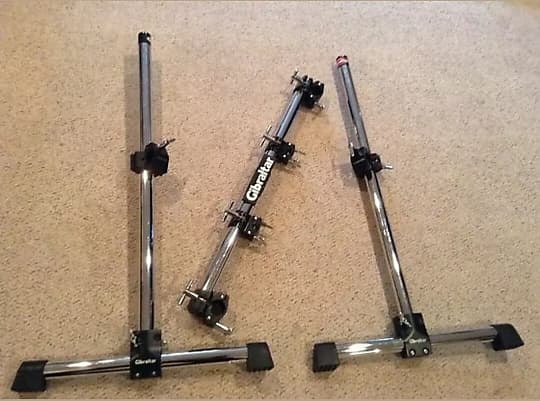 Chrome Gibraltar Drum Rack Set Up with Clamps for Electronic | Reverb