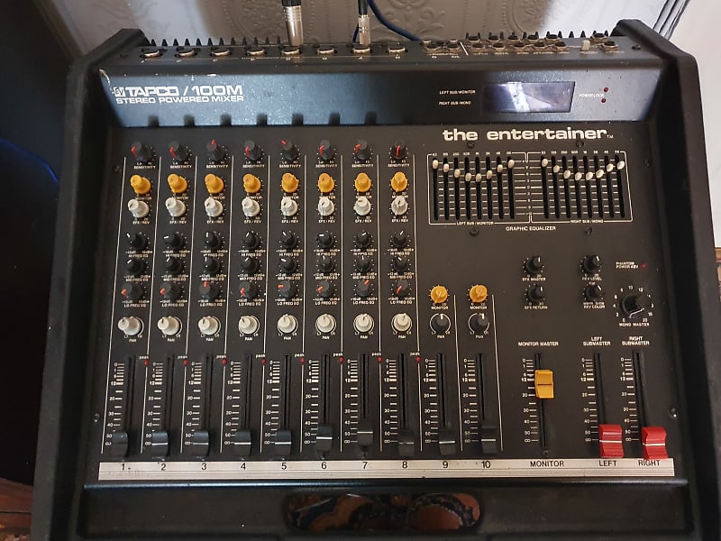 Electrovoice Tapco powered mixer and EV stage 200 speakers | Reverb UK