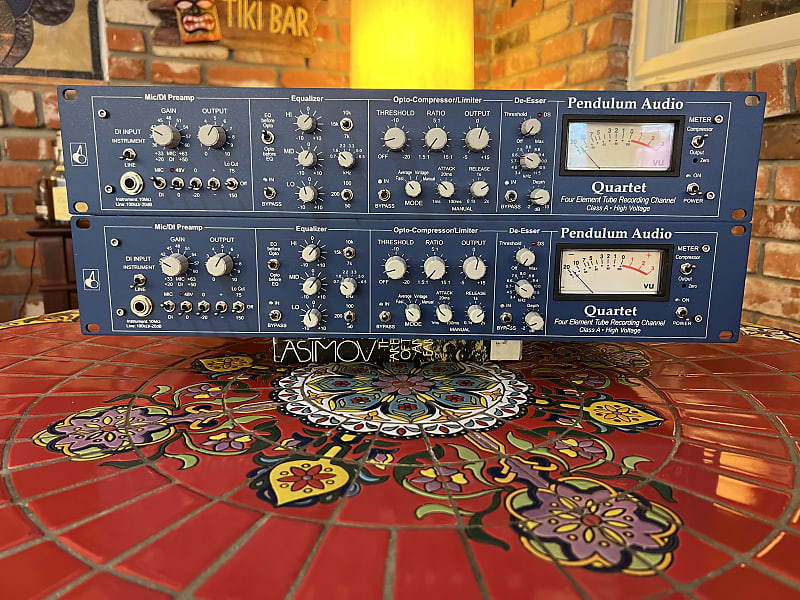 Pendulum Audio Quartet PAIR - Amazing Pre / EQ / Opto | Reverb