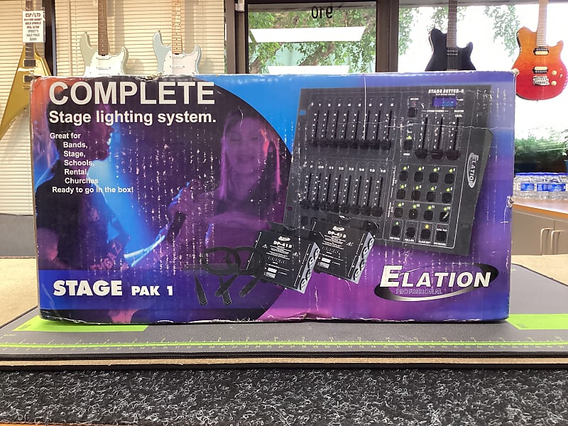 Elation Stage Pak 1 - Complete Stage Lighting System - New | Reverb