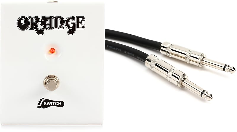 Orange FS-1 Single Button Footswitch Bundle with Hosa SKJ-603 | Reverb