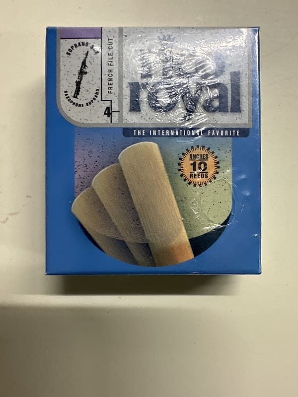 Rico Royal soprano saxophone reeds #4 Bb soprano 1980’s - Can | Reverb