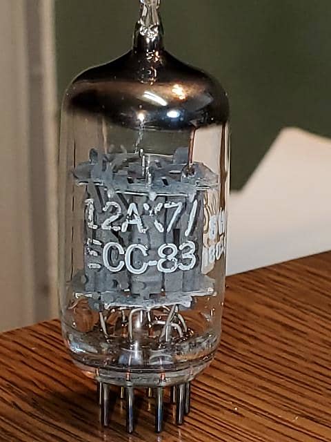 12AX7/ECC83 GE NOS MaxiPreamp2/TV-7 tested | Reverb