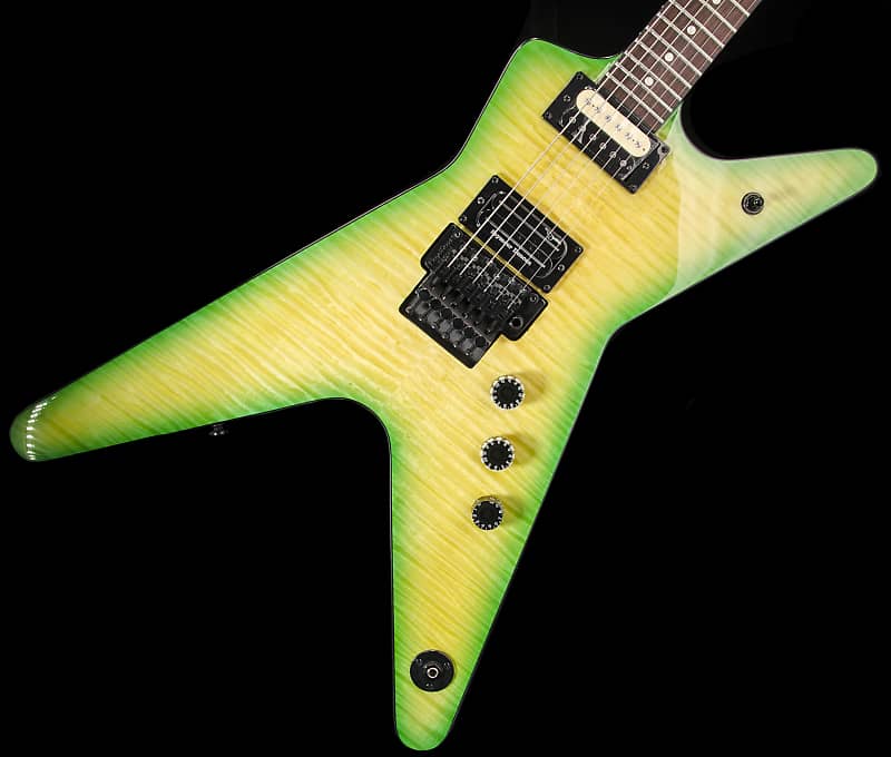 Dean Dimebag Slime ML 2018 Trans Green | Reverb