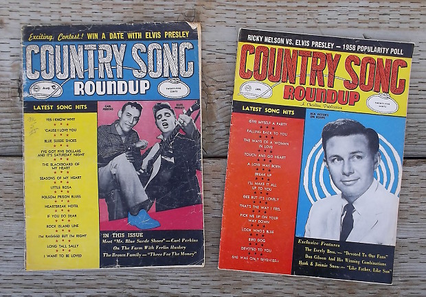 Country Song Roundup Magazines 1950s (Elvis, etc.) | Reverb