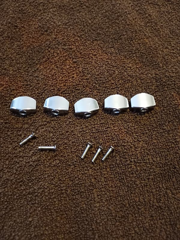 Hipshot Trapezoid Tuner Buttons Chrome | Reverb