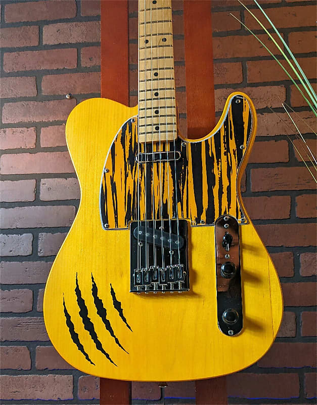 My last Zebra Wood Grained Pick guard for a Tele body | Reverb