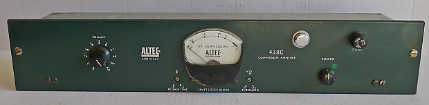Altec 438 Tube Compressor With Mic Preamp and NOS Tubes | Reverb