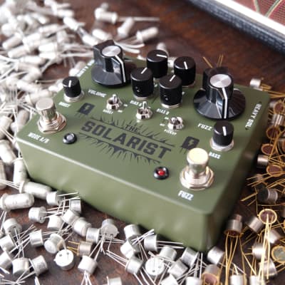 The Solarist Fuzz GREEN: Germanium/Silicon Sun Face Fuzz Face | Reverb