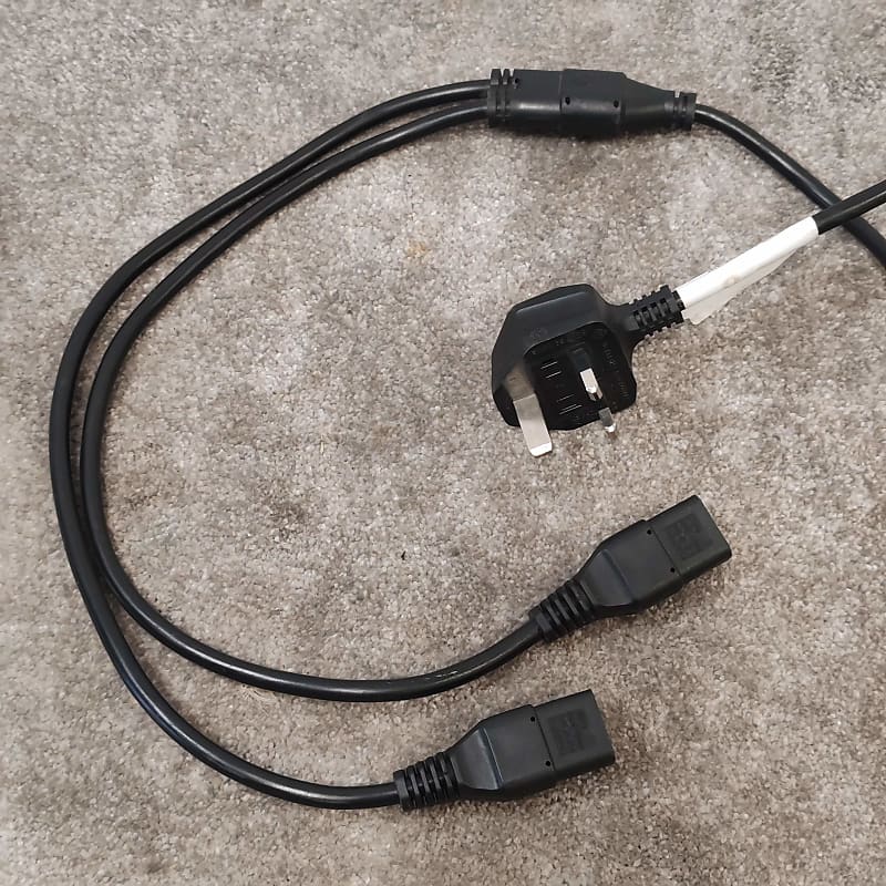UK 3-Pin Plug to Dual IEC C13 Power Splitter Cable – BS 1363 | Reverb