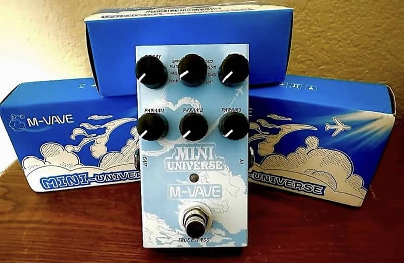 M-vave Mini Universe 9 Mode Pedal Digital Modeling Reverb | Reverb