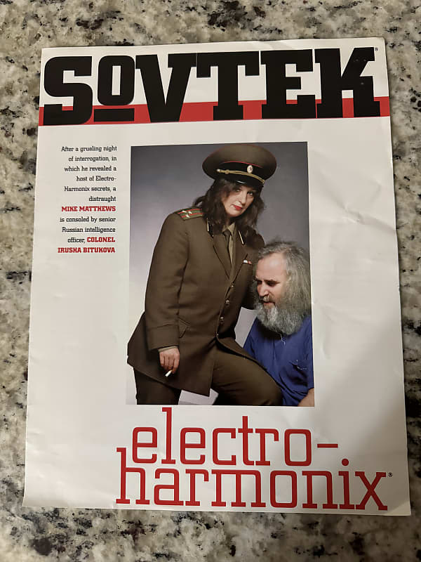 Sovtek Brochure EHX Electro Harmonics 90's Russian Big Muff | Reverb