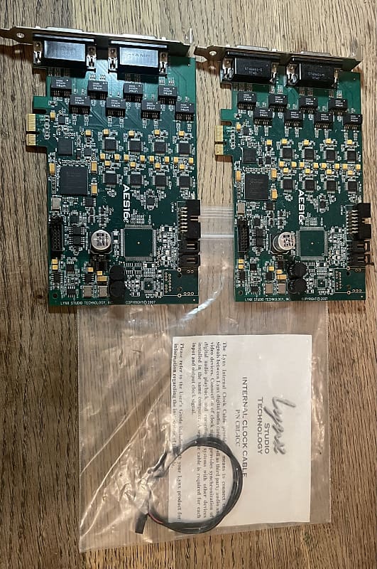 Lynx AES16e AES/EBU PCIe Audio Interface Card 2010s - | Reverb UK