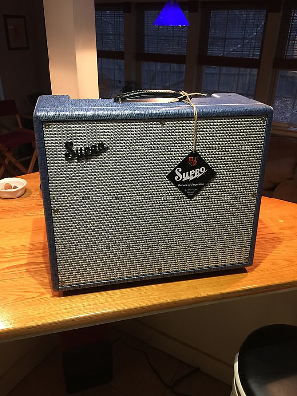 Supro S6422 Thunderbolt MKII 2018 Blue Rhino | Reverb