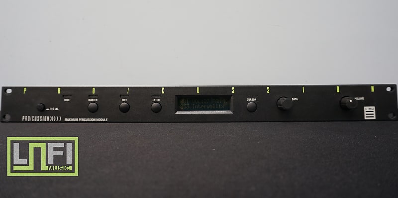 E-MU PRO/CUSSION Maximum Percussion Module 90s 1U Rack Unit - | Reverb