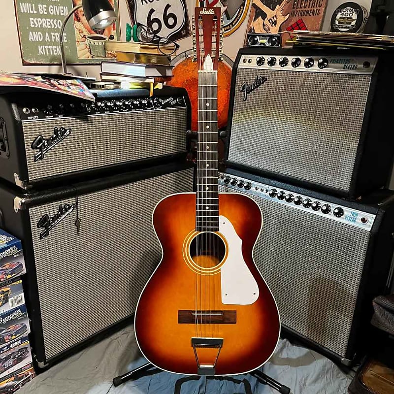 Stella H912 (Kurt Cobain Model)12 String-Sunburst | Reverb UK