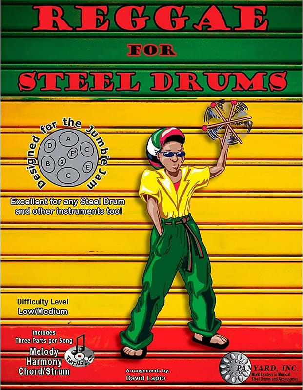 Panyard Jumbie Jam Reggae for Steel Drum Song Book | Reverb